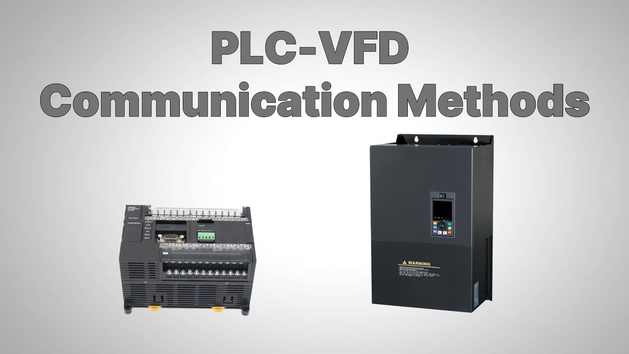 4 Ways to Control a VFD with a PLC #plc #vfd #wiring #howto