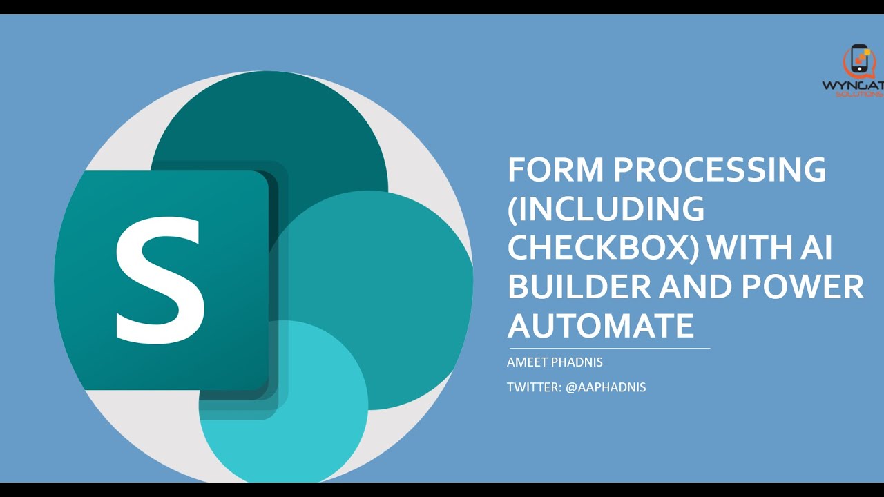 Form Processing With AI Builder and Power Automate