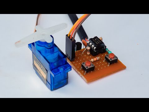 Servo motor controller using 555 IC || Servo tester || Servo controller without Arduino