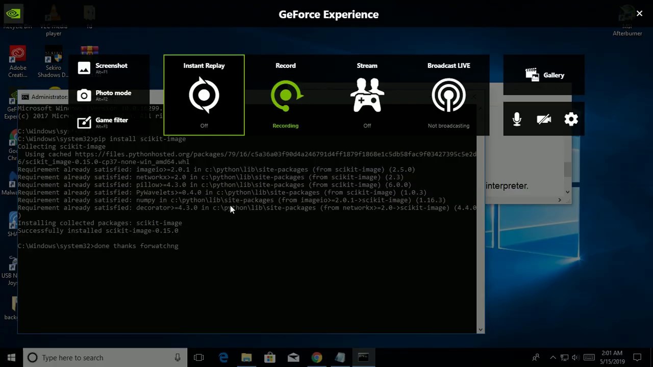 pip install scikit-image SyntaxError: invalid syntax fix
