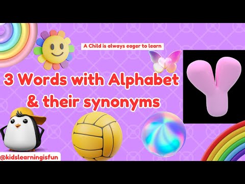 Synonyms and Antonyms l Synonyms with letter Y l synonyms and antonyms in english l @KidsDianaShow