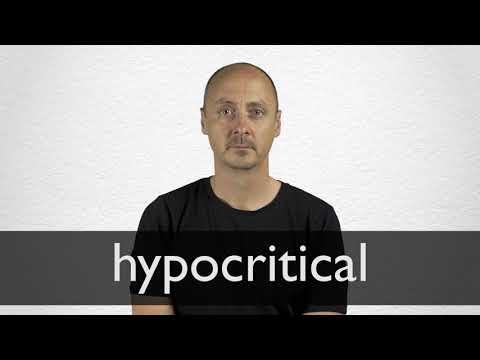 How to pronounce HYPOCRITICAL in British English