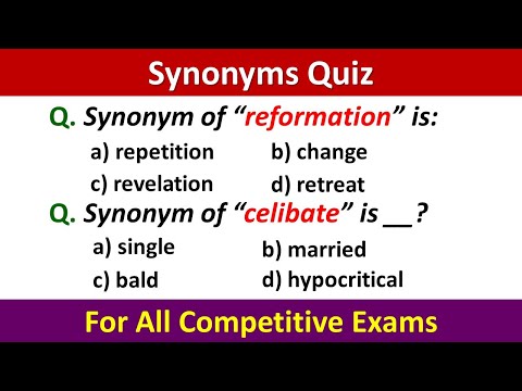 Synonyms Quiz | Synonyms | Synonyms in English | Synonyms quizzes | Synonyms Mcqs | Learning Point