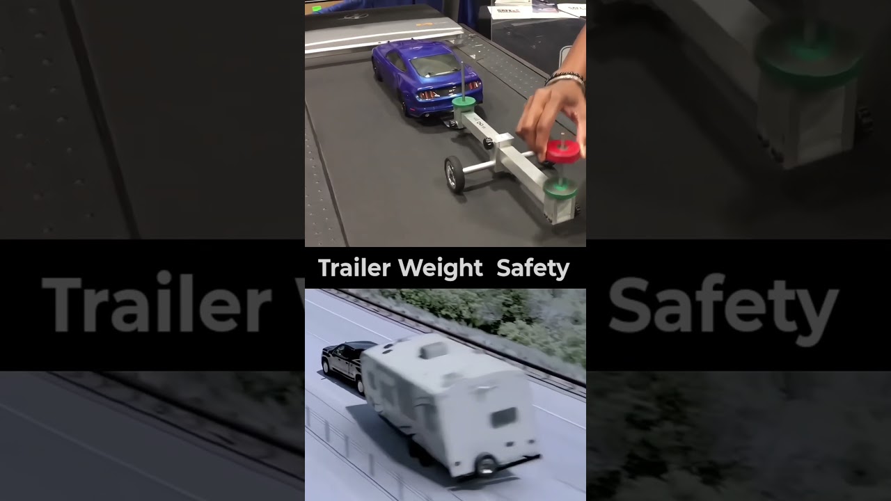 Trailer weight distribution safety lining   process #technology #tech #automobile #car #bike #train