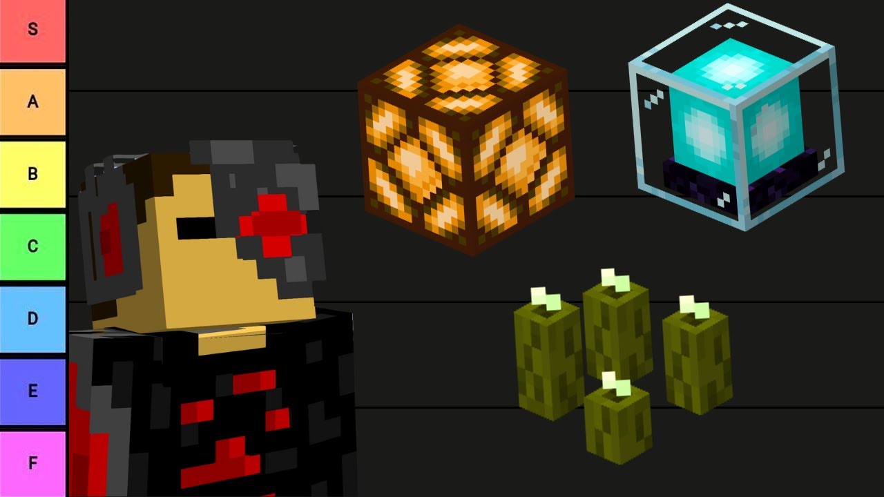 Minecraft Light Source TIER LIST