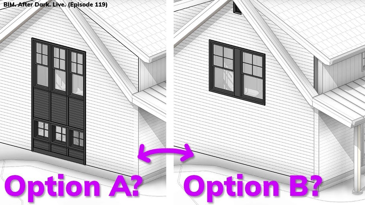 Understanding Design Options in Revit (The North Wing - Part 5)