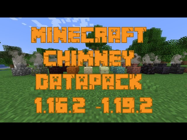 Chimney Datapack for survival and decoration Minecraft Data Pack