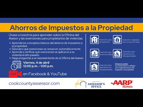 Cook County Property Tax Exemptions workshop: Spanish