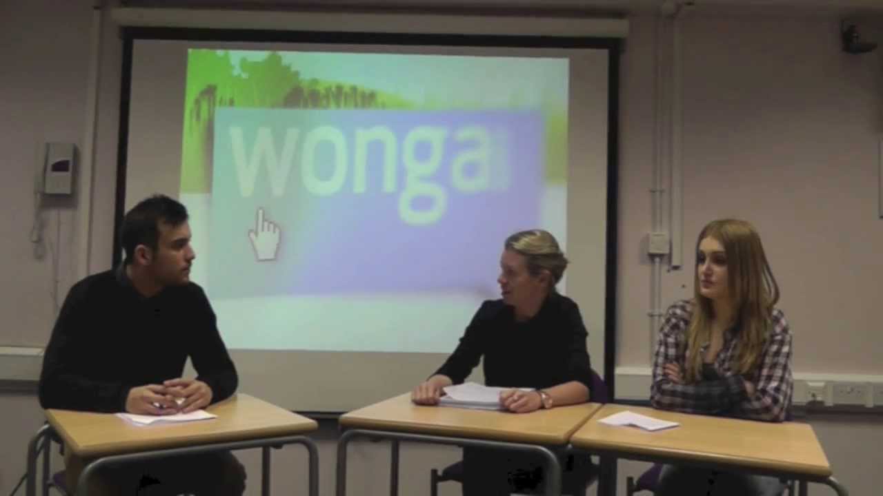 Wonga video presentation