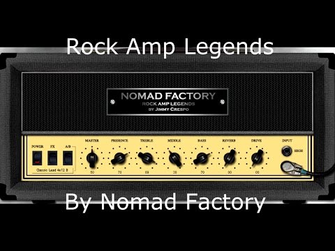 Rock Amp Legends by Nomad Factory - Virtual High Gain Amp - Tone Test (Vst Plugin) - amnerhunter.com