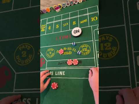 15 Seconds - $75 Bankroll - $15 Field Bets #craps #field #bet #fast #speed #profit #oldbay #shorts