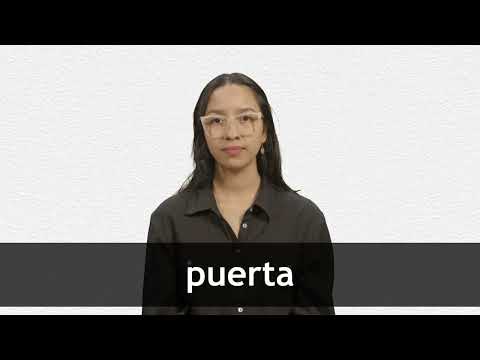 English Translation of “PUERTA” | Collins Spanish-English Dictionary