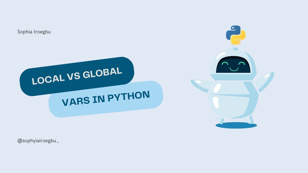 Local vs Global Variables in Python - Full Crash Python Tutorial for Beginners
