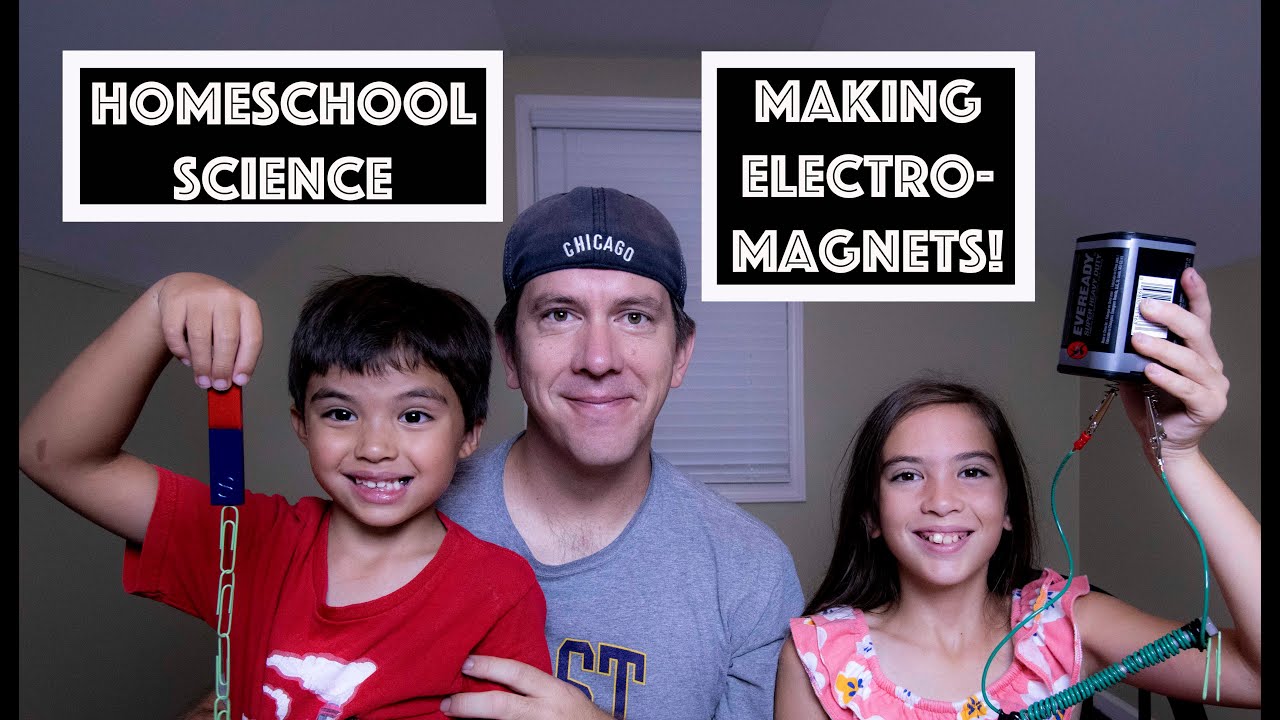 Complete How-To on making electromagnets for your homeschool science lesson.