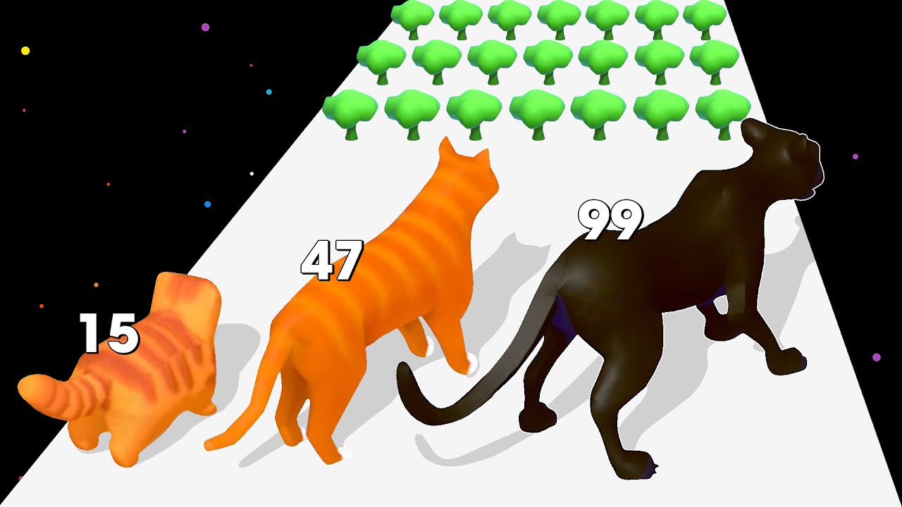 LEVEL UP 'CAT EVOLUTION' RUN - Max Level (All Gameplays)