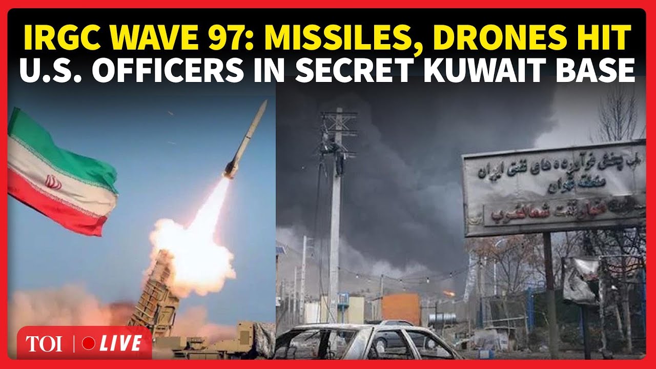 LIVE: IRGC’s Multi-Front Assault ROCKS Jebel Ali Port, Beersheba Industrial Zone, US Base In Kuwait