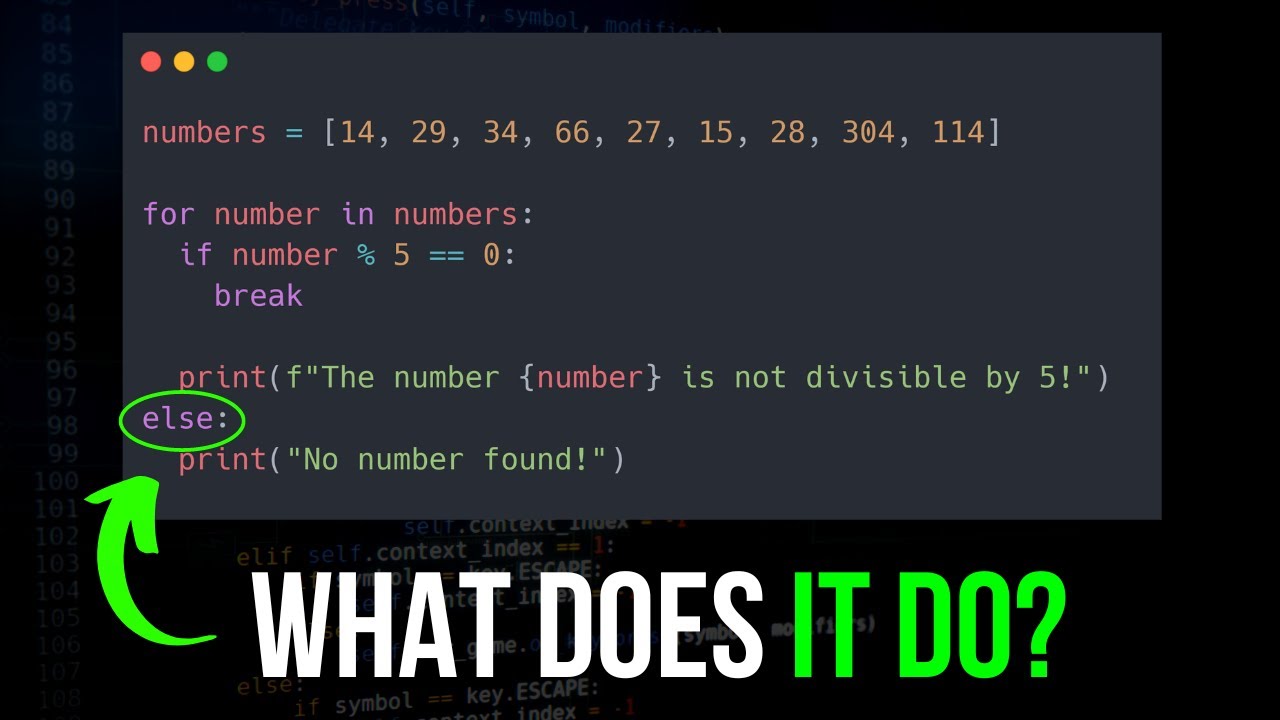 For-Else: An Underused Python Statement