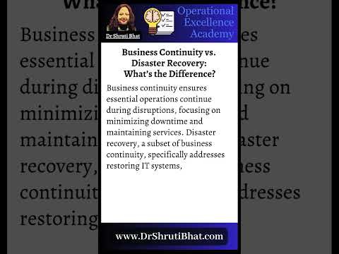 Business Continuity vs Disaster Recovery What’s the Difference?