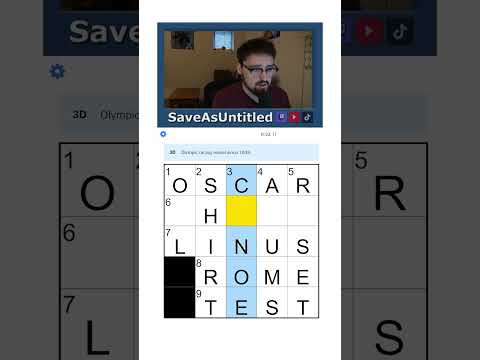 how quickly can you solve the NYT crossword?
