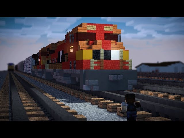 Minecraft Redditor showcases animated train station
