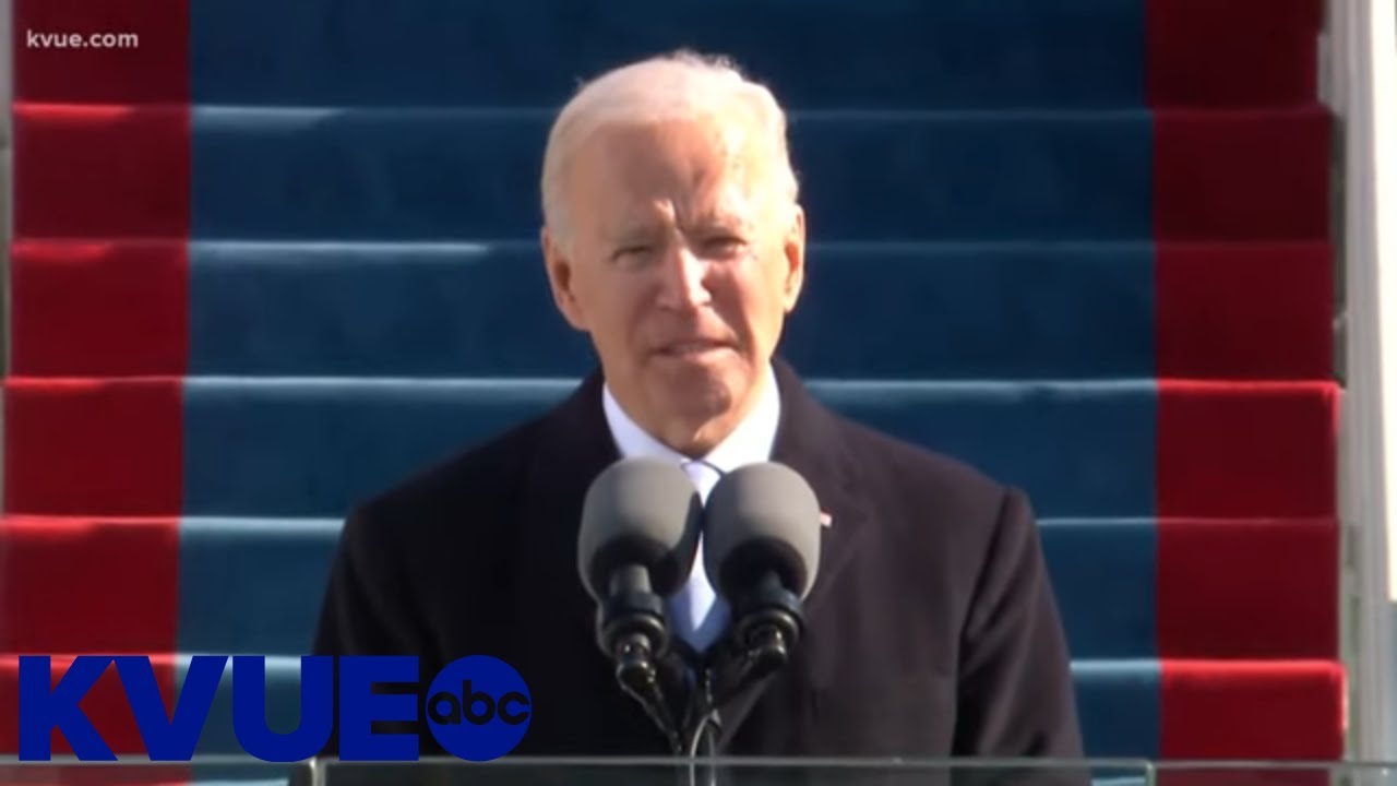 President Biden focuses on unity in inaugural address | KVUE