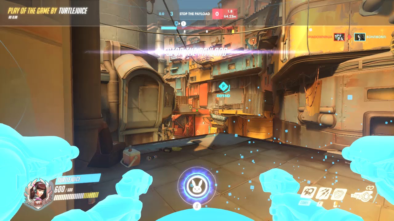 Quintuple kill D.V.A Ultimate - Overwatch