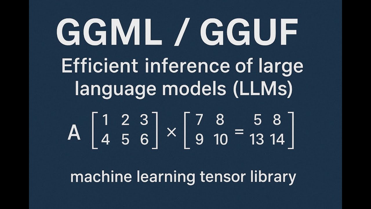 [GGML] Machine learning Tensor Library. GGUF and Quantization for Edge LLM model Inference.
