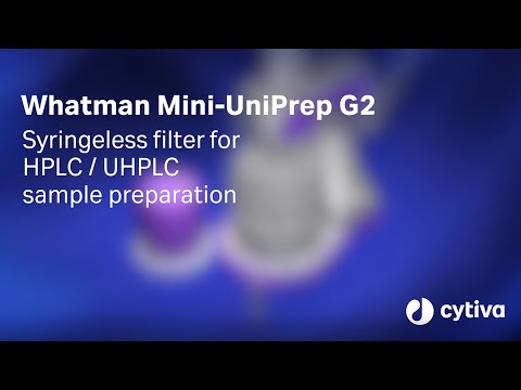 Mini-UniPrep™ G2 syringeless filter for UHPLC/HPLC sample preparation