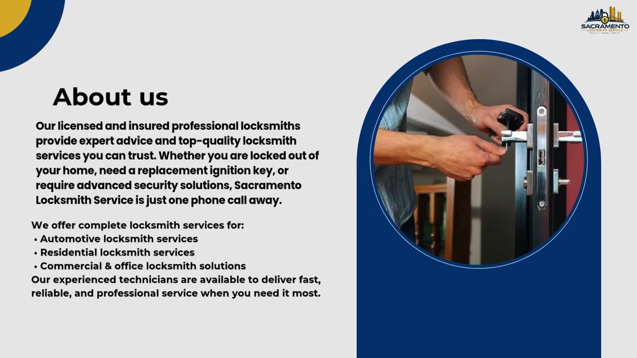 Sacramento Locksmith Service