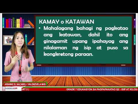 GRADE 7 ESP Q2 W2 Part 2 ISIP AT KILOS LOOB