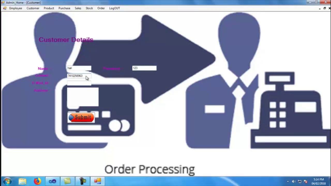 Sales Management System | Student Projects