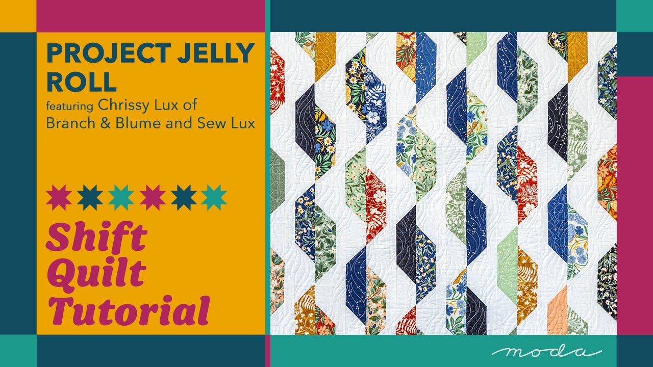 How to Make the Shift Quilt Block | Project Jelly Roll with Chrissy Lux of Branch & Blume