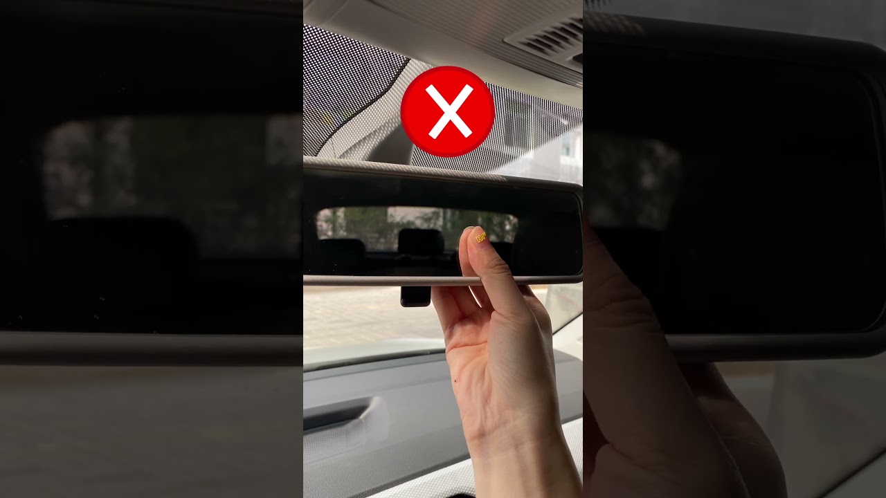 Are you still adjusting your rearview mirror the wrong way?#shortsvideo  #car  #driving  #tips