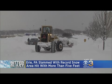 Erie, Pa. Slammed With Record Snow