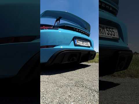 Porsche GT4 im Sonnenlicht #autoliebe #automobile #autoclassiche #carenthusiast