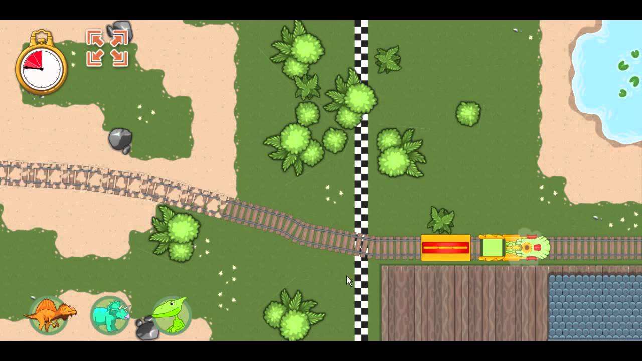 Dinosaur Train Station Race Cartoon Animation