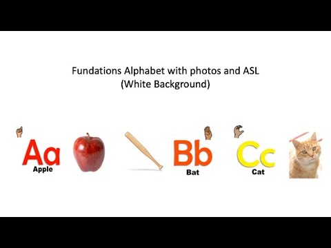 Fundations Alphabet Song with ASL