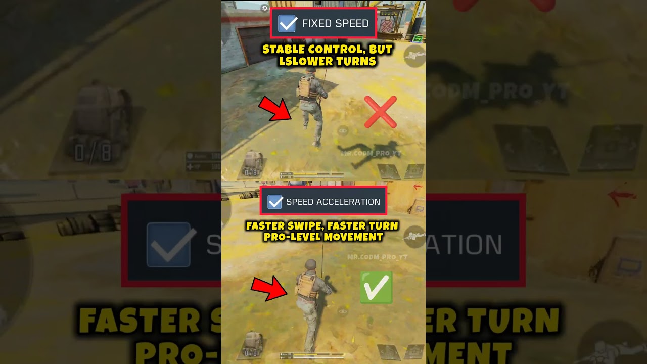 ✅ Try This Pro Slide Movement Setting in CODM BR 🔥💯 Codmoible Tips Tricks#shorts #codmbr #codmiphone