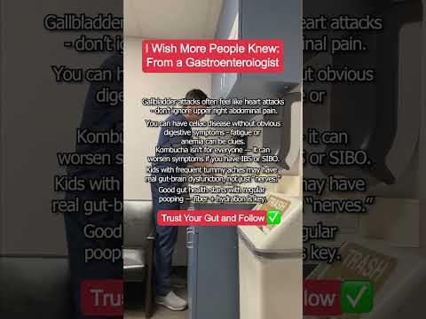 I wish more people knew: From a Gastroenterologist 🚨