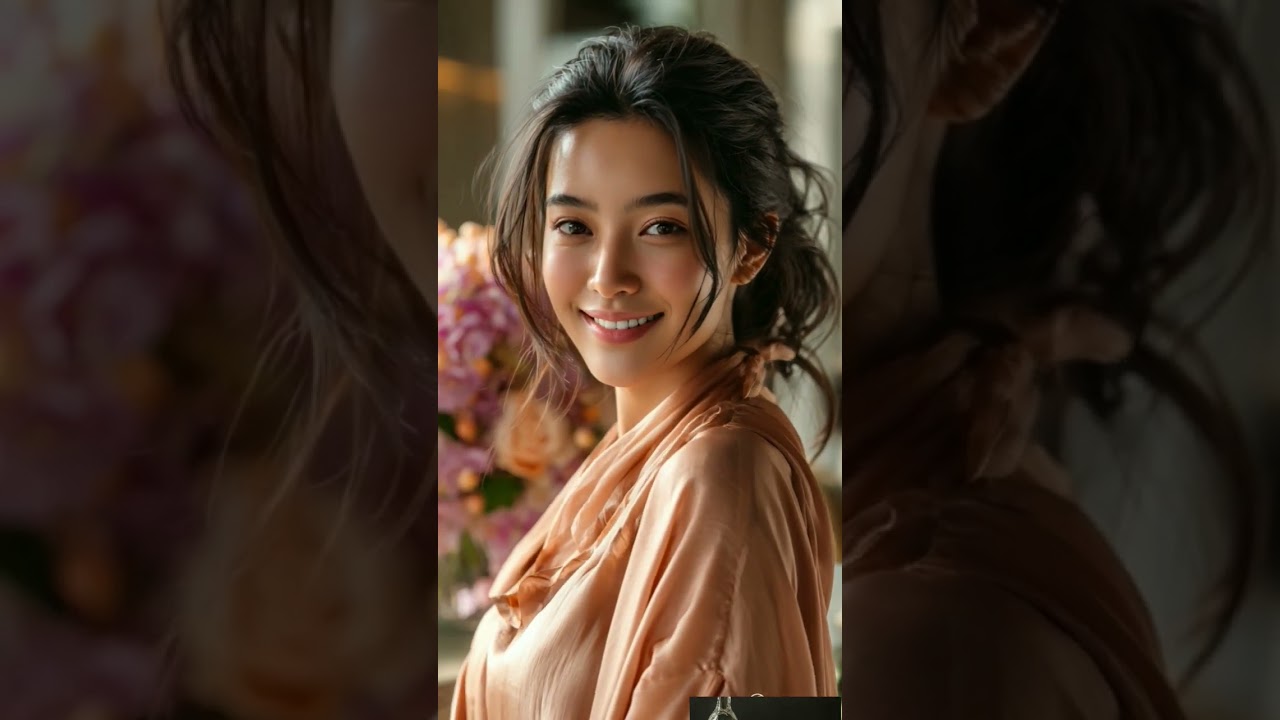 ai beautifully sexy girl smiling big boobs