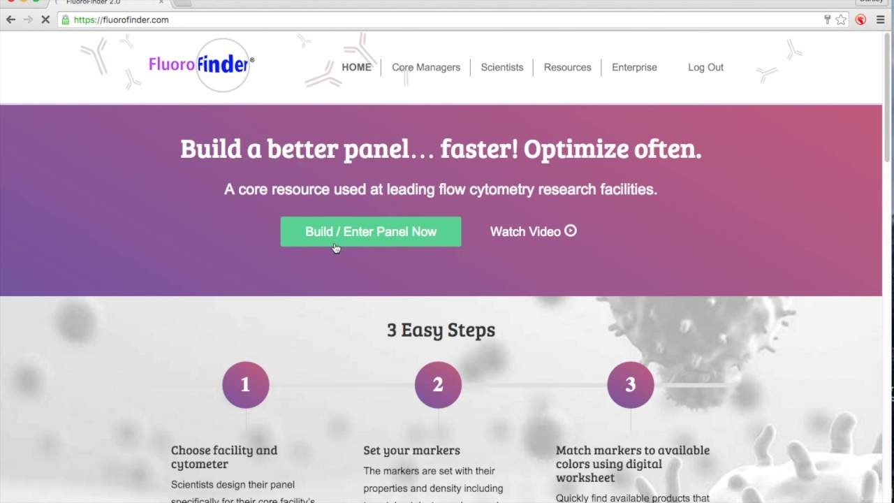 The Basics of Panel Design with FluoroFinder
