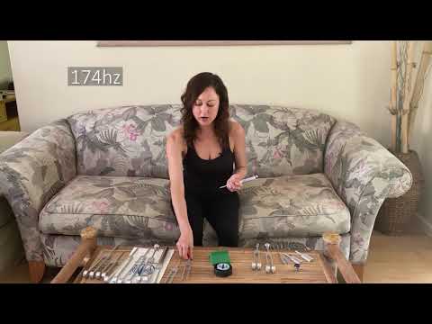 How to use Tuning Forks - Certified Practitioner- My personal collection