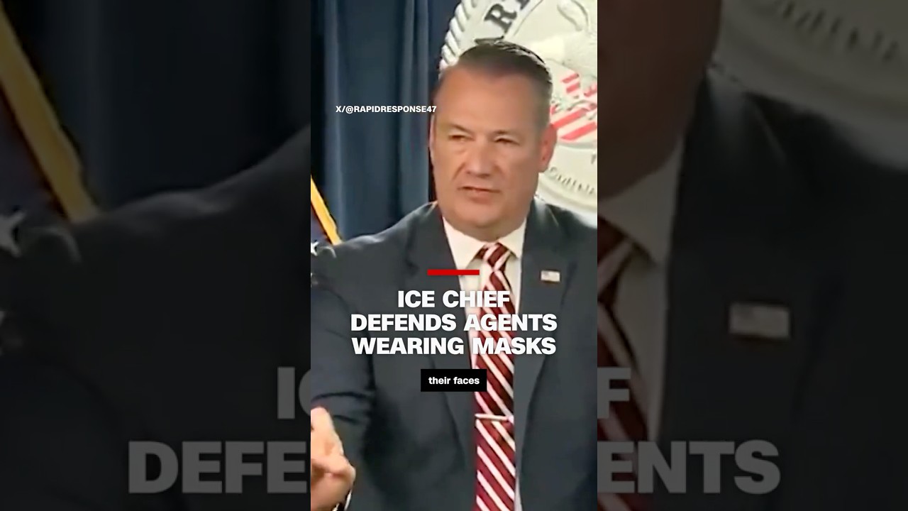 ICE chief defends agents wearing masks during immigration raids