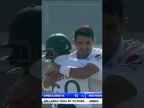 Swing and Accuracy 🎯 | Mohammad Abbas's Sizzling Bowling Spell vs Sri Lanka, 2019 #Shorts
