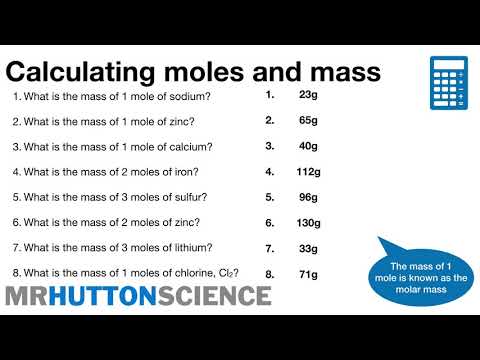 What is a mole? (AQA GCSE Chemistry)