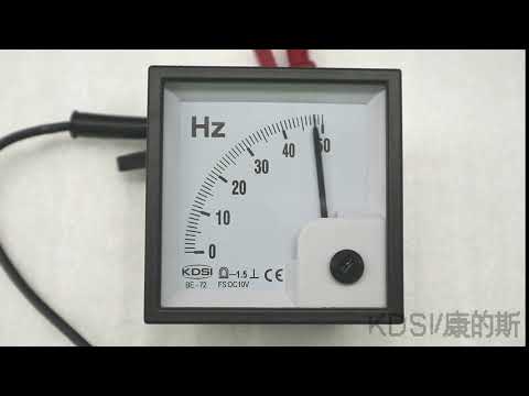 KDSI BE-72 DC10V 50HZ voltage hertz meter for generator video