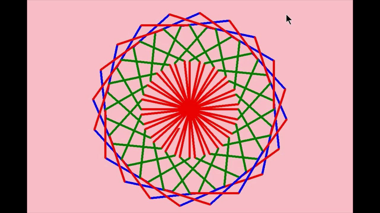 Python Turtle: Revolving Hexagon with Colors