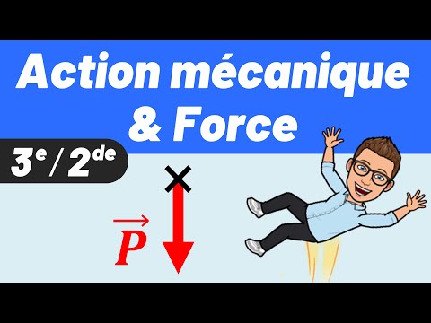 Qu'est-ce qu'une action mécanique ? ✅ Une force ? 💪 Explication simple ! 🎯 4e, 3e, 2de | Physique
