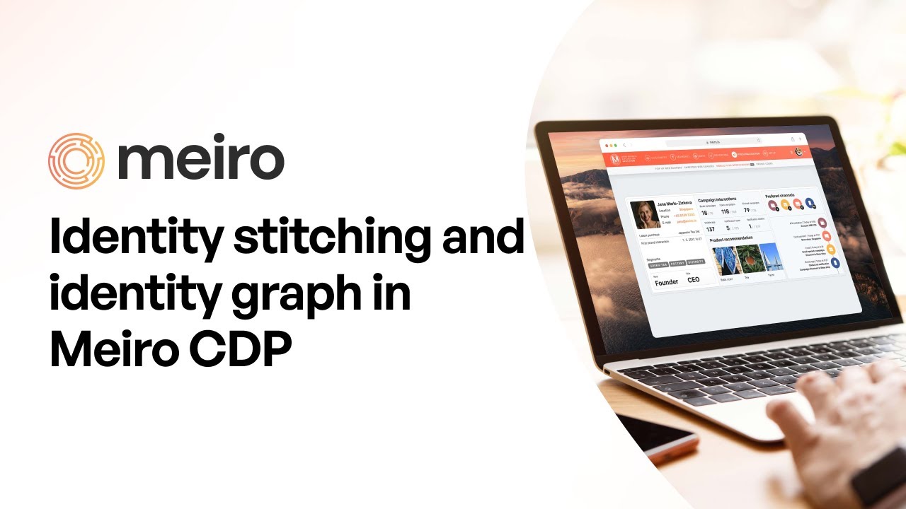 Identity stitching and identity graph in Meiro CDP