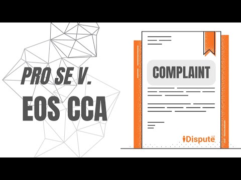 Pro Se v EOS CCA Complaint And Demand For Jury Trial (Sample) | Legal Forms & Finances Podcast